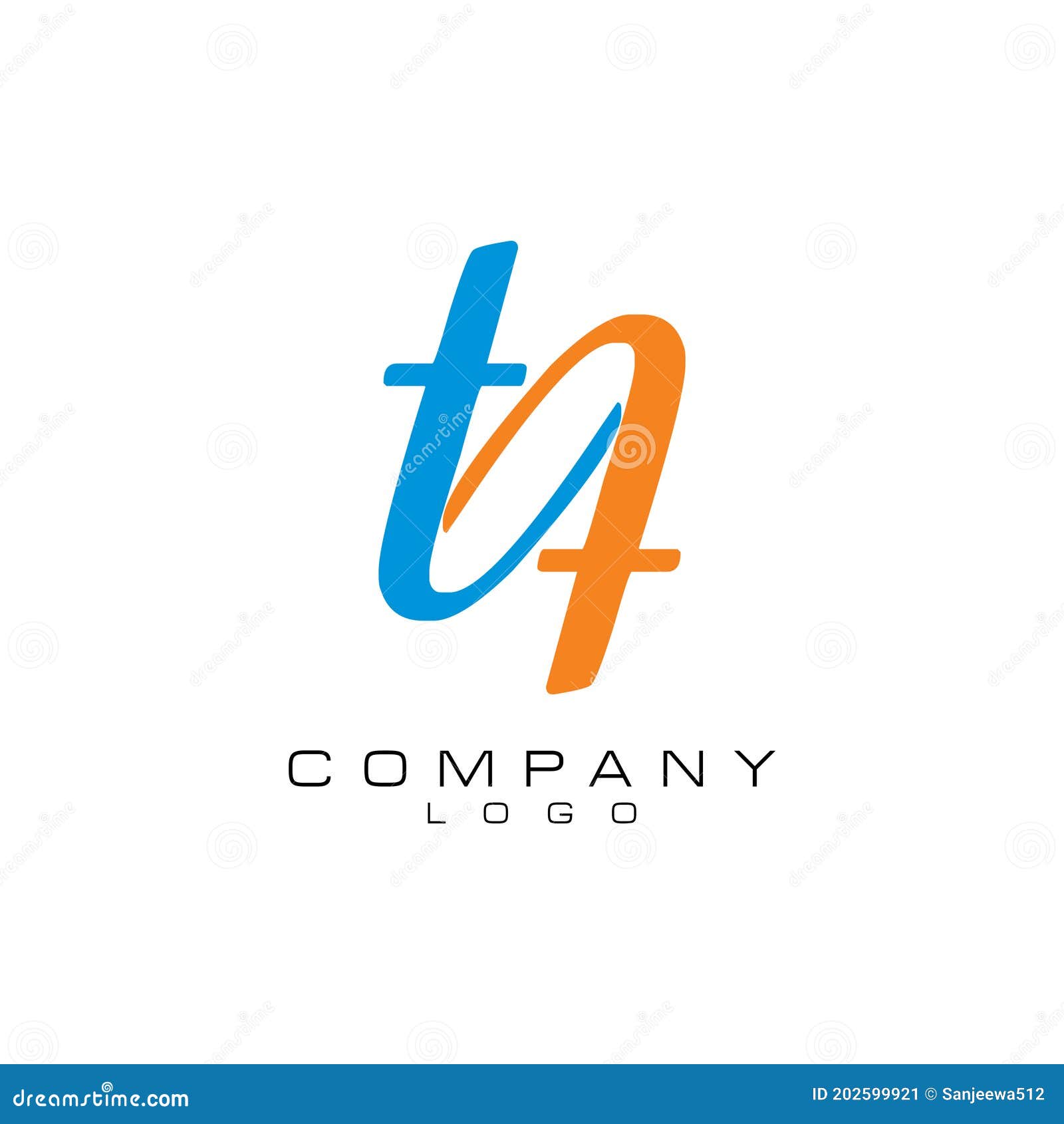 Tt, T Letter Logo Design Vector Stock Vector - Illustration of alphabet ...