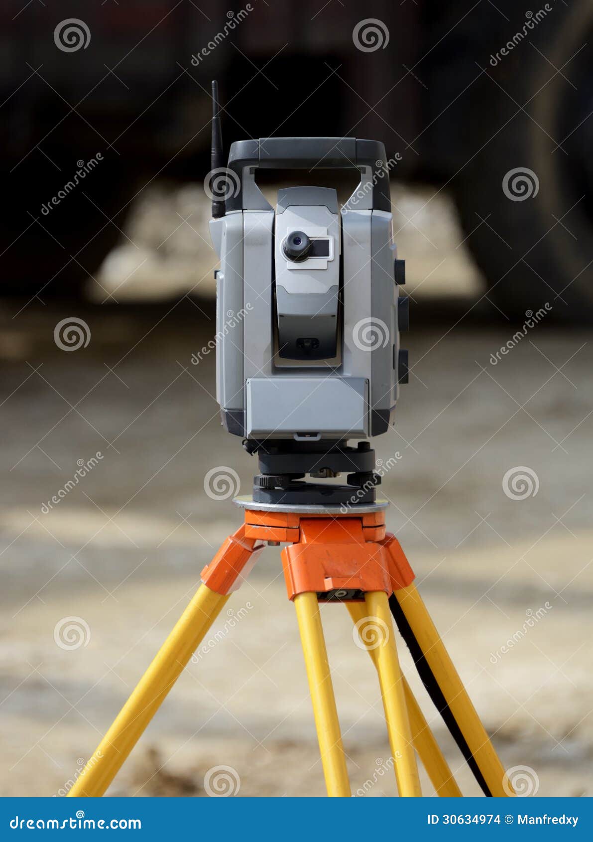 Ttheodolite stock photo. Image of level, device, engineering - 30634974