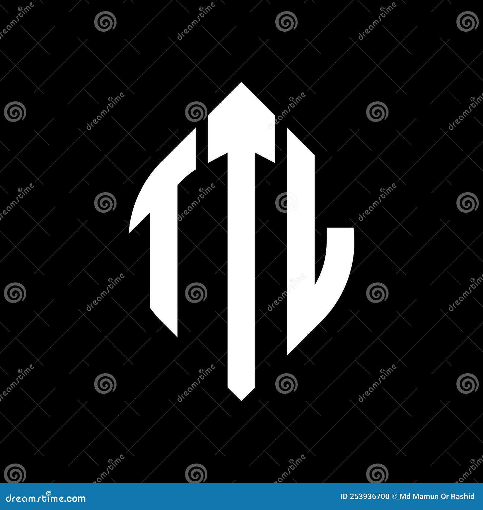 TTL Circle Letter Logo Design with Circle and Ellipse Shape. TTL ...