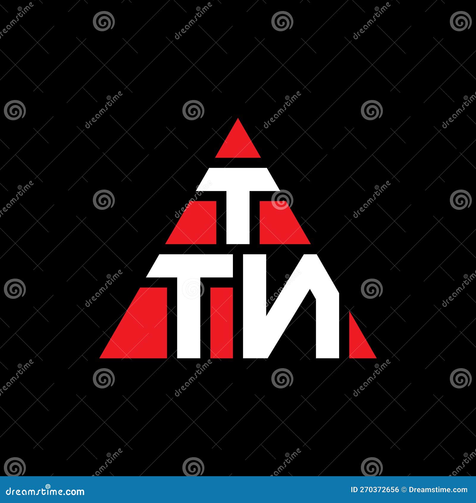 TTN Triangle Letter Logo Design with Triangle Shape. TTN Triangle Logo ...