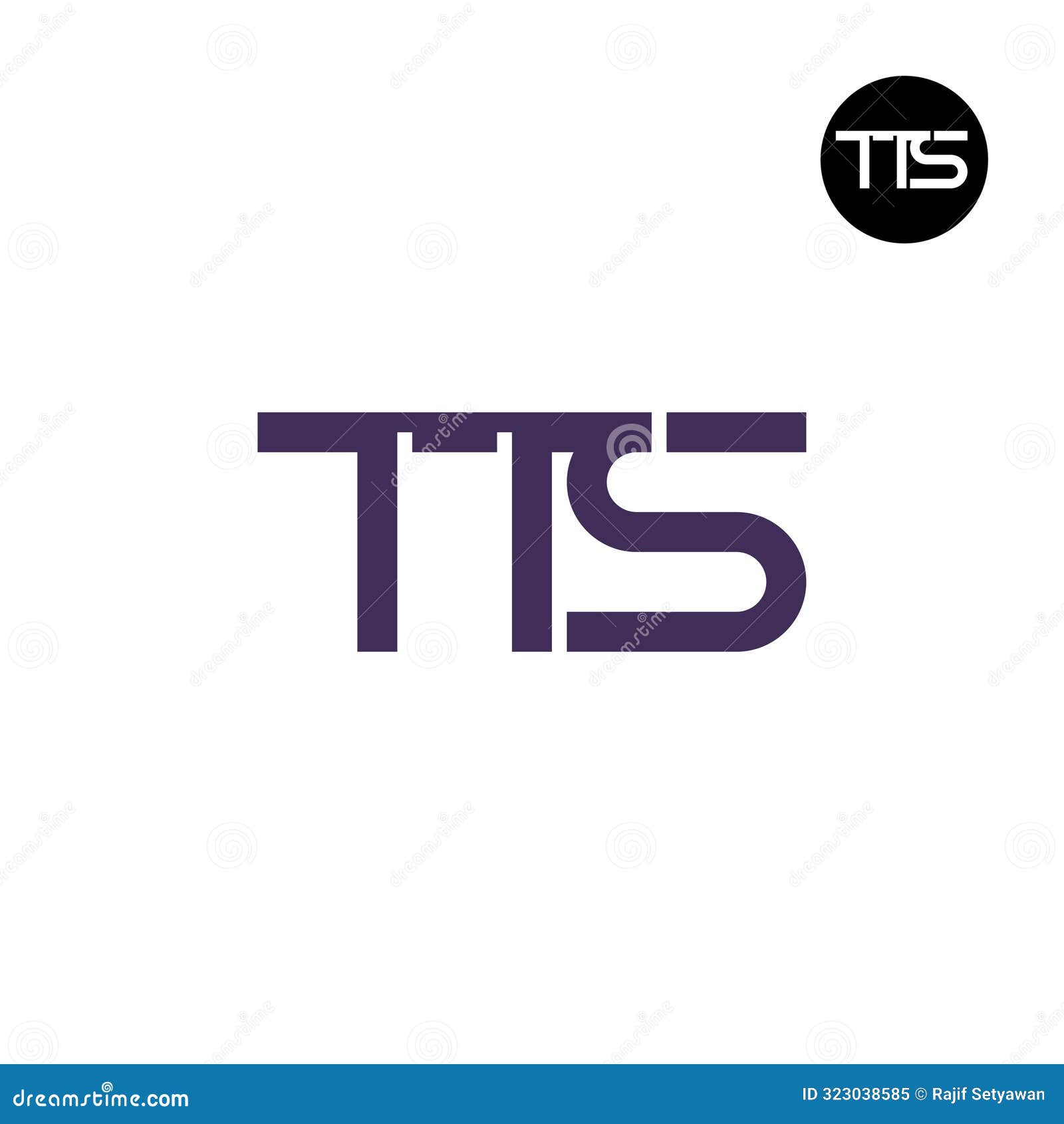 TTS Logo Letter Monogram Design Stock Vector - Illustration of minimal ...