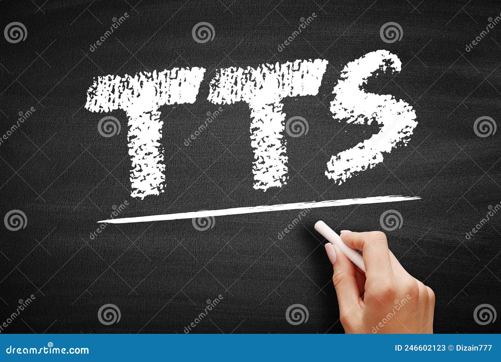 TTS - Text To Speech Acronym, Technology Text Concept on Blackboard ...