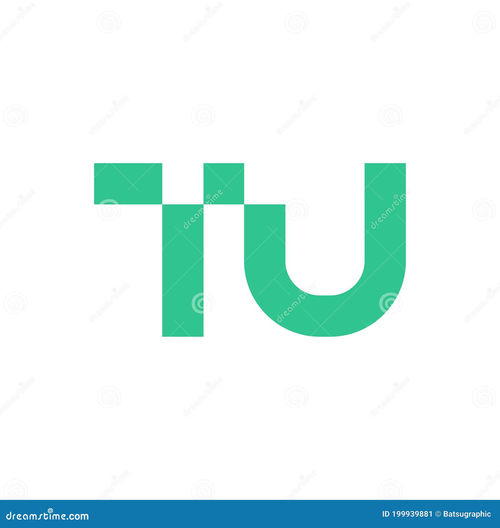 Tu Initial Letter Vector Logo Icon Stock Vector - Illustration of ...