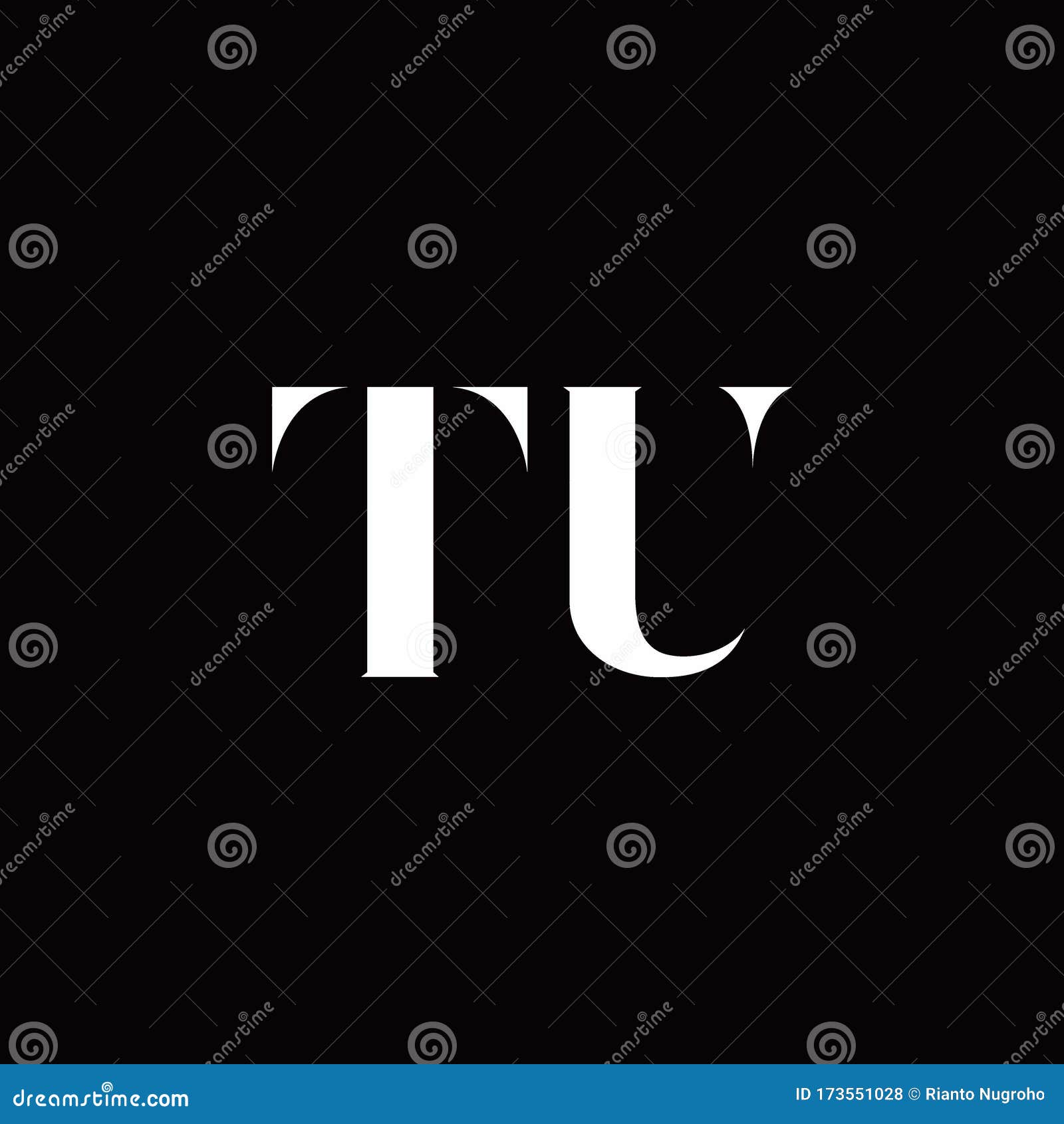 TU Logo Letter Initial Logo Designs Template Stock Vector ...