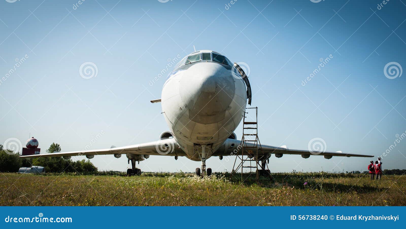 Tu-154 Massive Soviet Passenger Jet Medium Range Editorial Image ...
