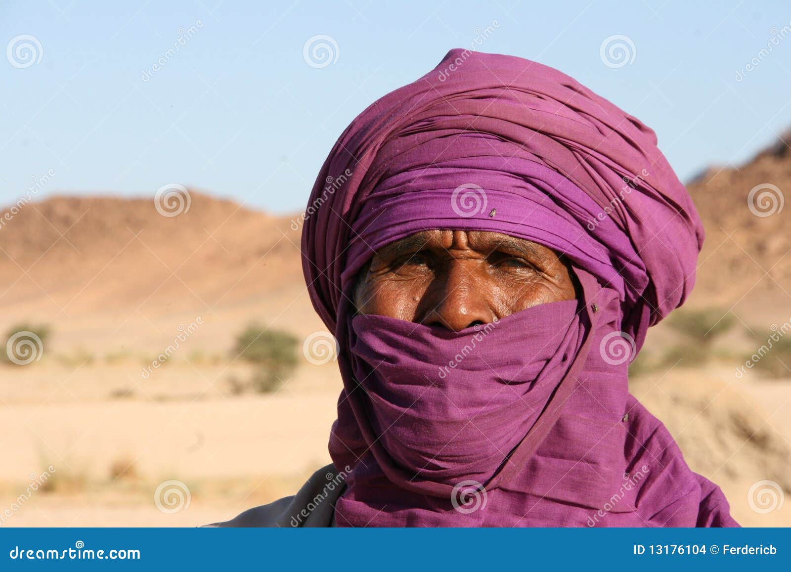 Tuareg portrait editorial stock image. Image of turban - 13176104