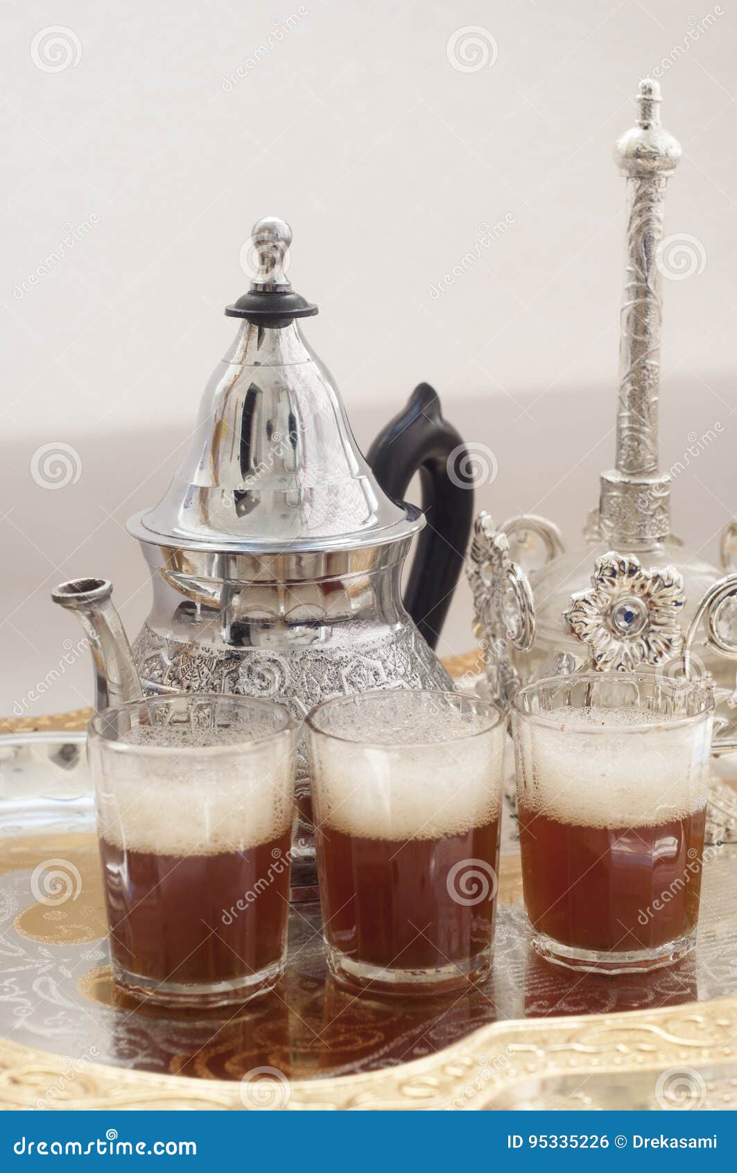 Tuareg tea stock photo. Image of leaf, culinary, eastern - 95335226