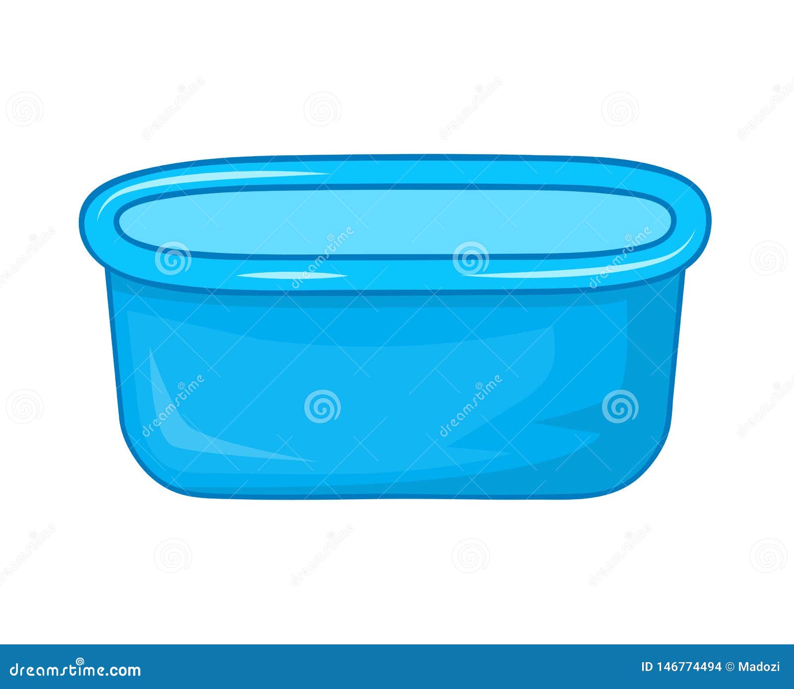 Tub isolated illustration stock vector. Illustration of wash - 146774494