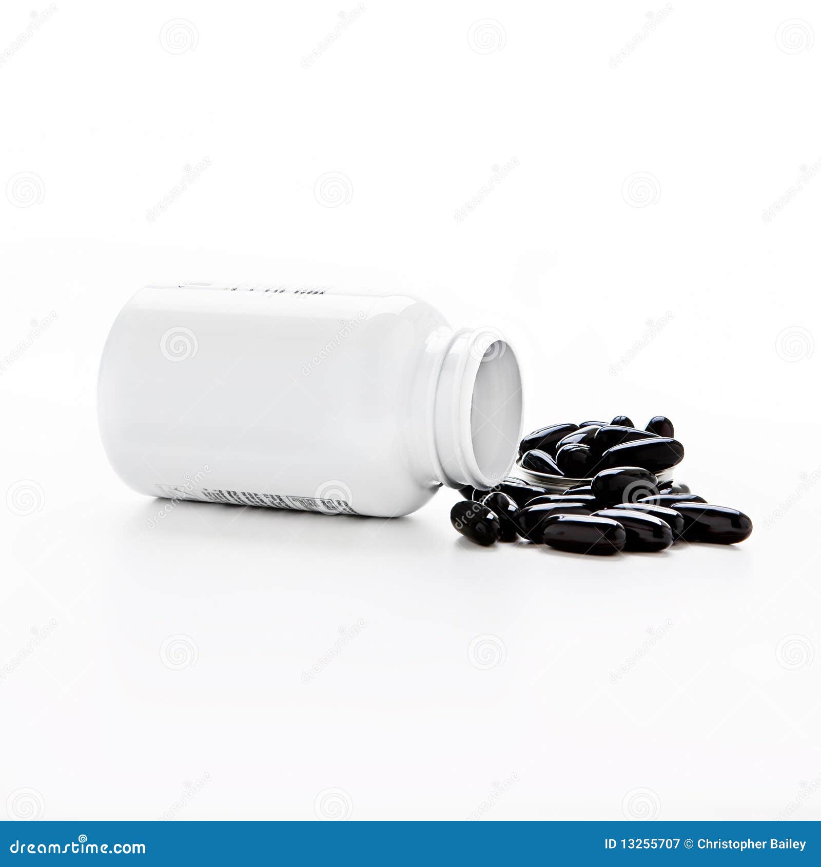 Tub of pills stock image. Image of illness, pharmacy - 13255707