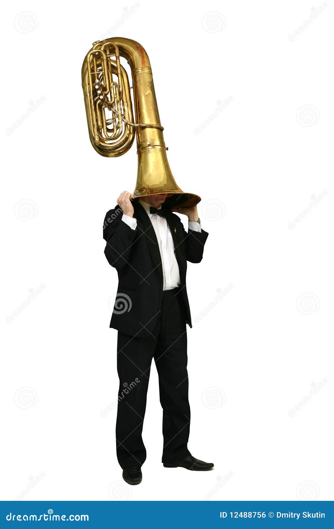 Tuba stock photo. Image of single, jazz, musician, music - 12488756