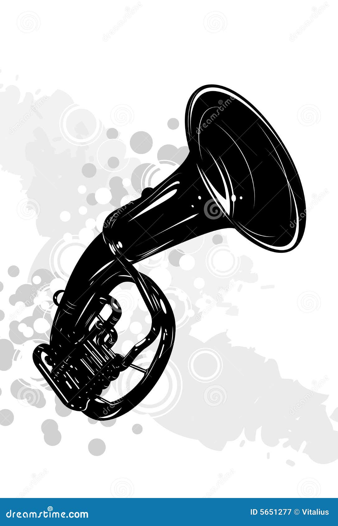 Tuba Cartoon Vector | CartoonDealer.com #5651277