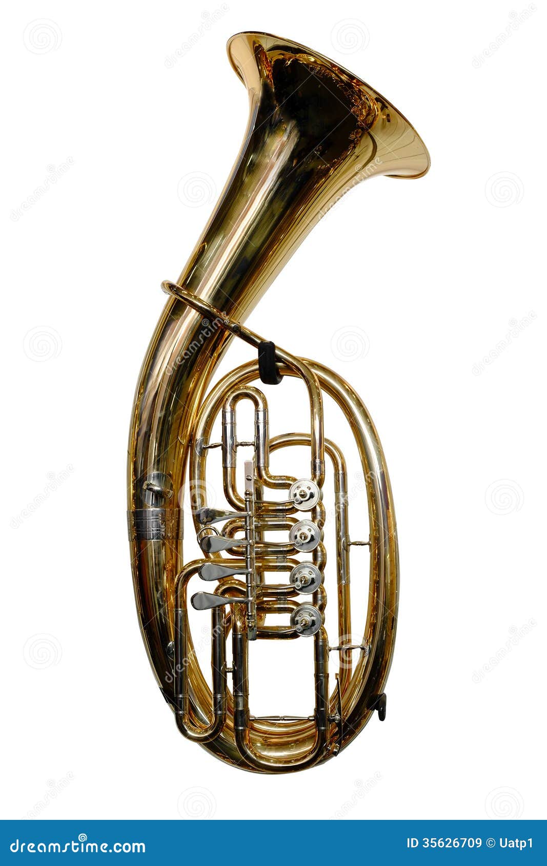 Tuba stock image. Image of horn, shiny, instrument, brass - 35626709