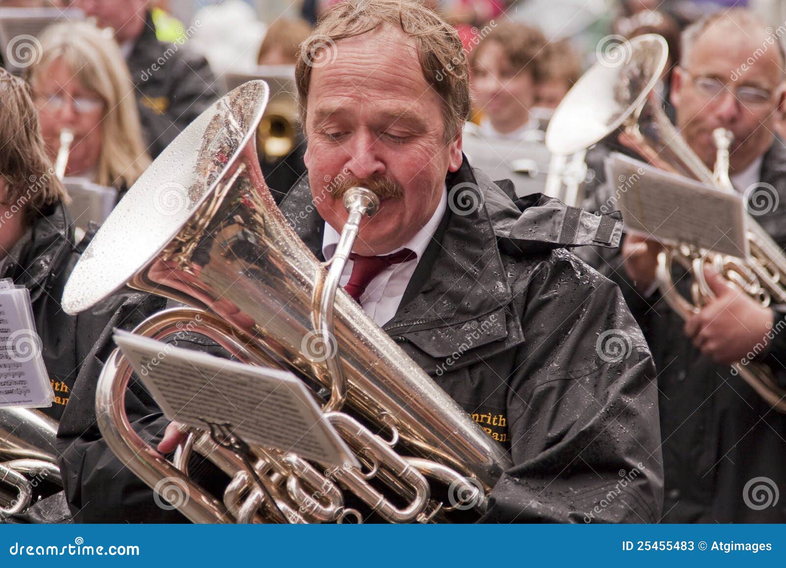 The Tuba Player editorial stock photo. Image of parade - 25455483