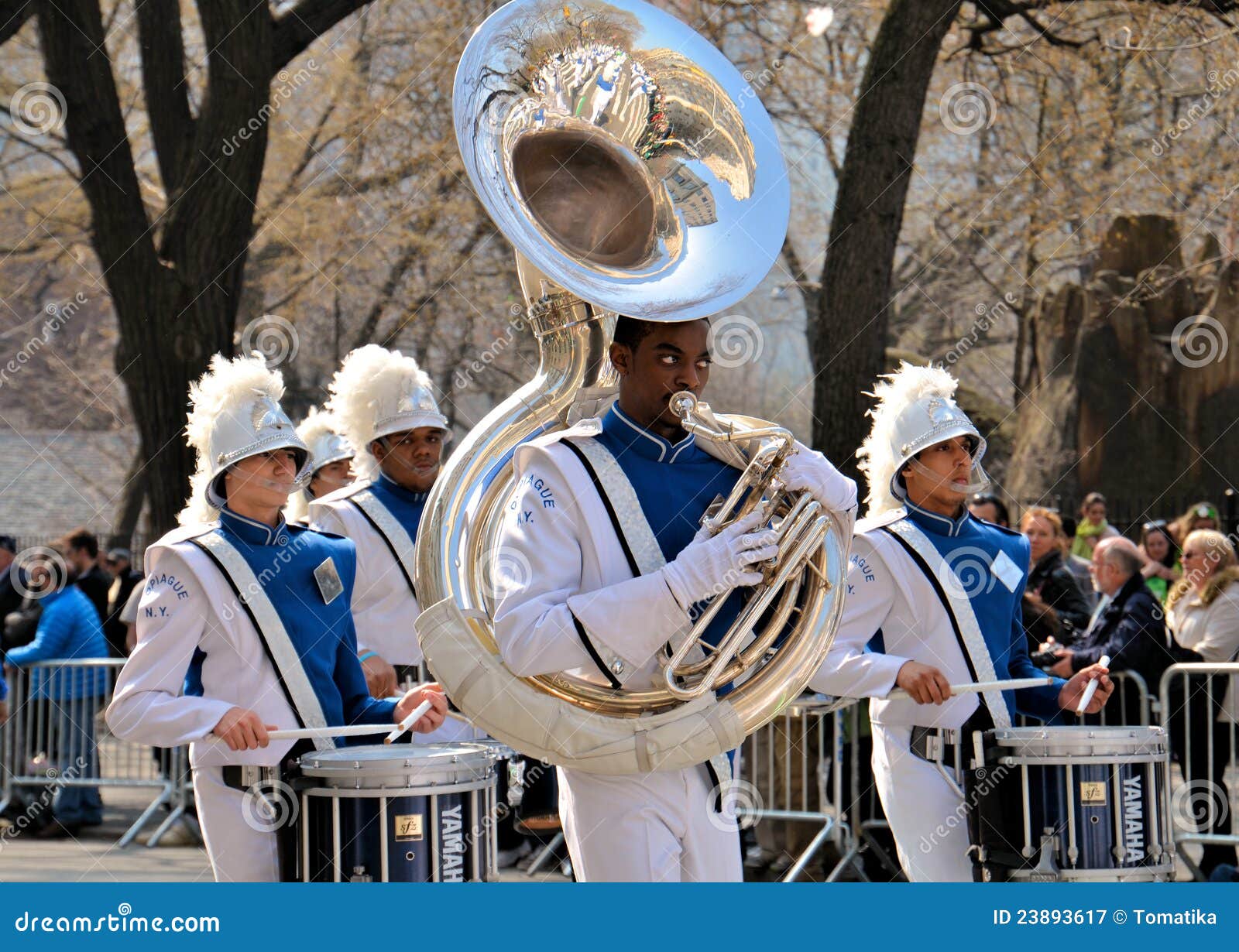 Tuba Players Seen On The Back Editorial Photo | CartoonDealer.com #94941511