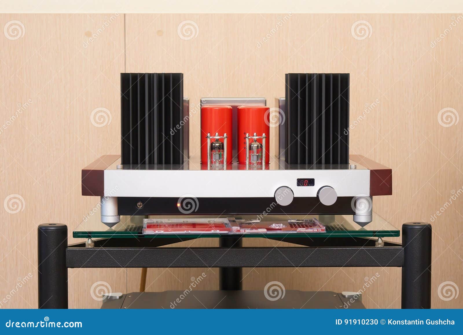 Tube Amplifier on the Table Stock Photo - Image of module, sound: 91910230