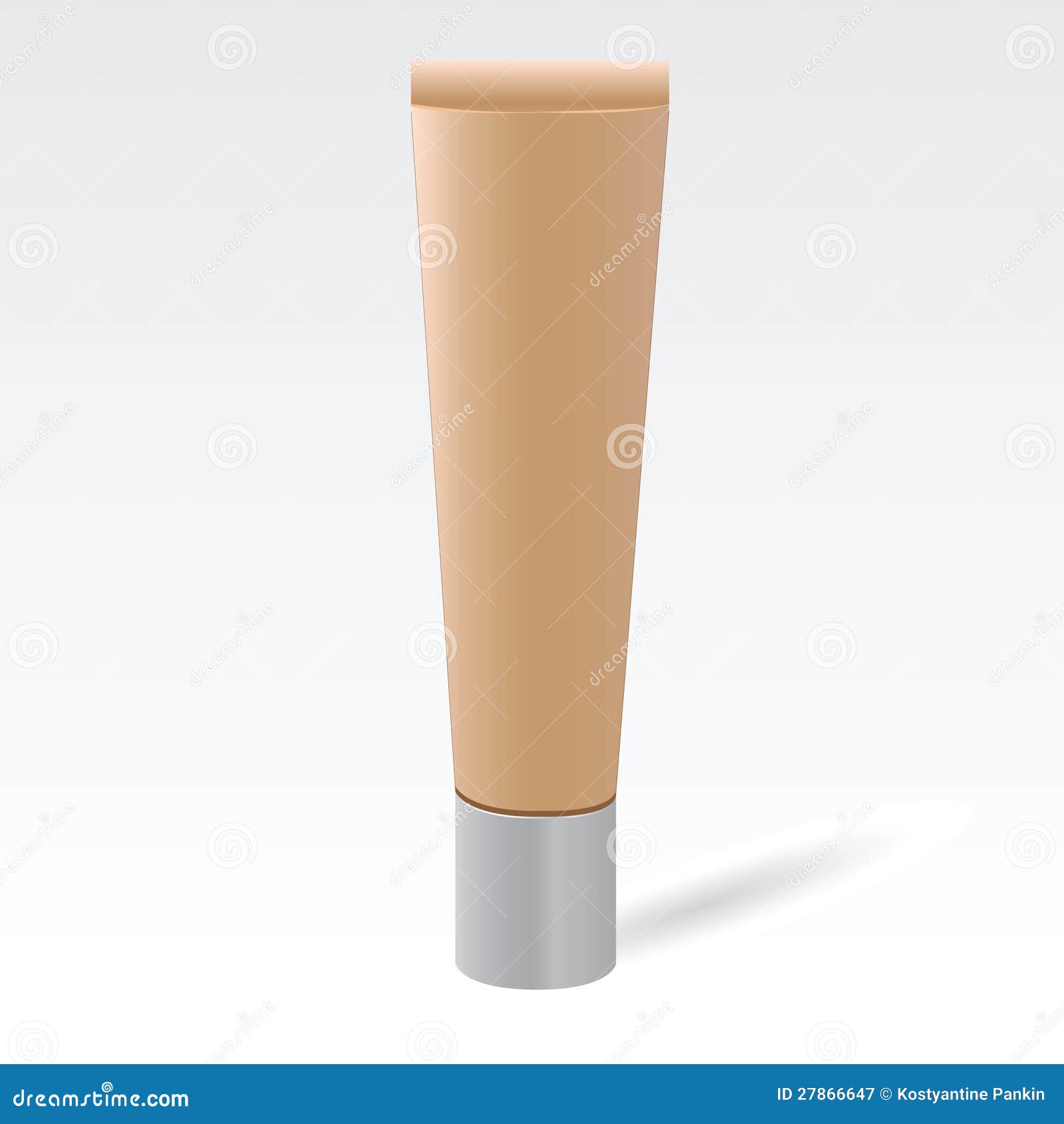 Tube of cream stock vector. Illustration of cream, custard - 27866647