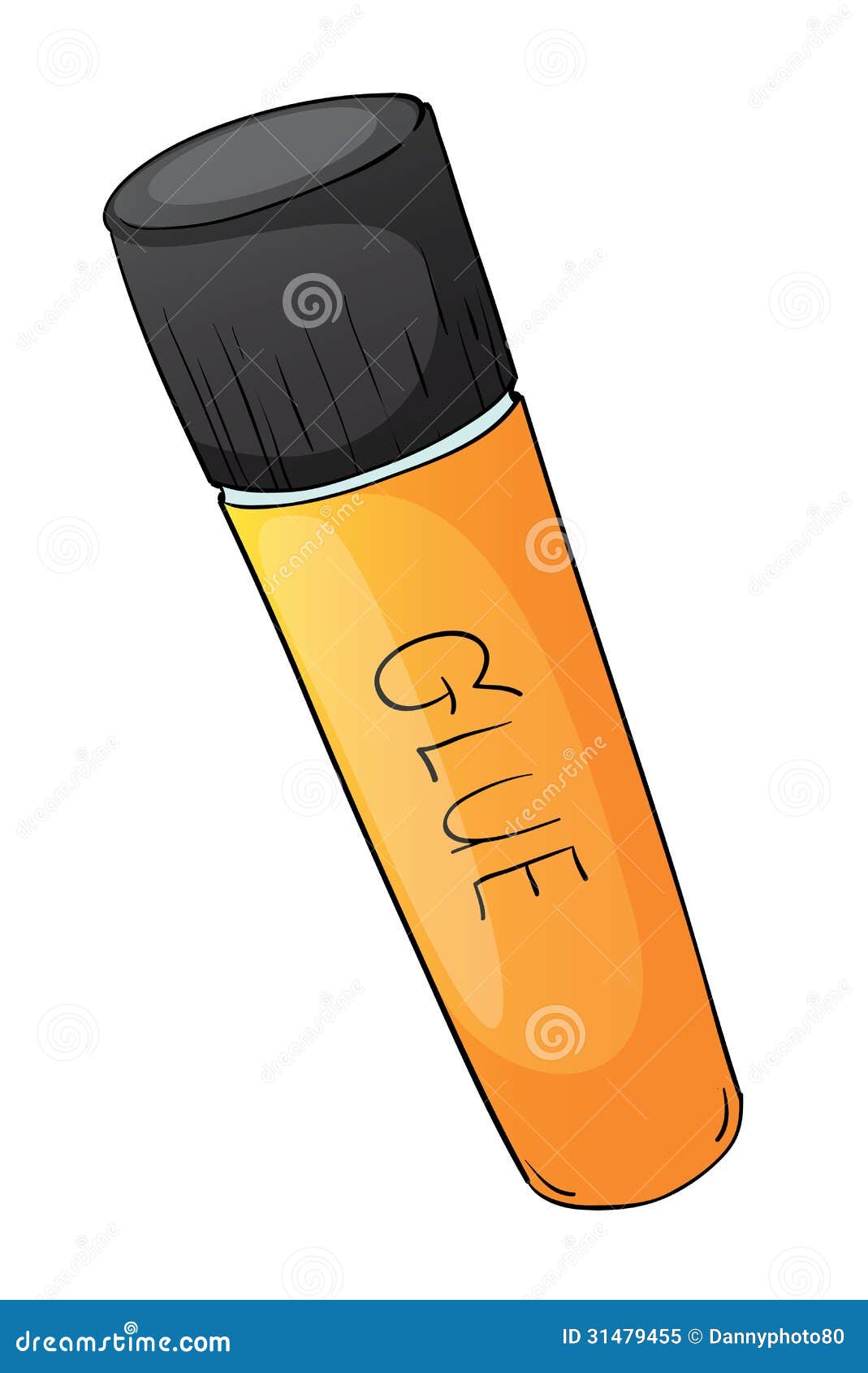 Tube de colle illustration de vecteur. Illustration du empaquetage ...