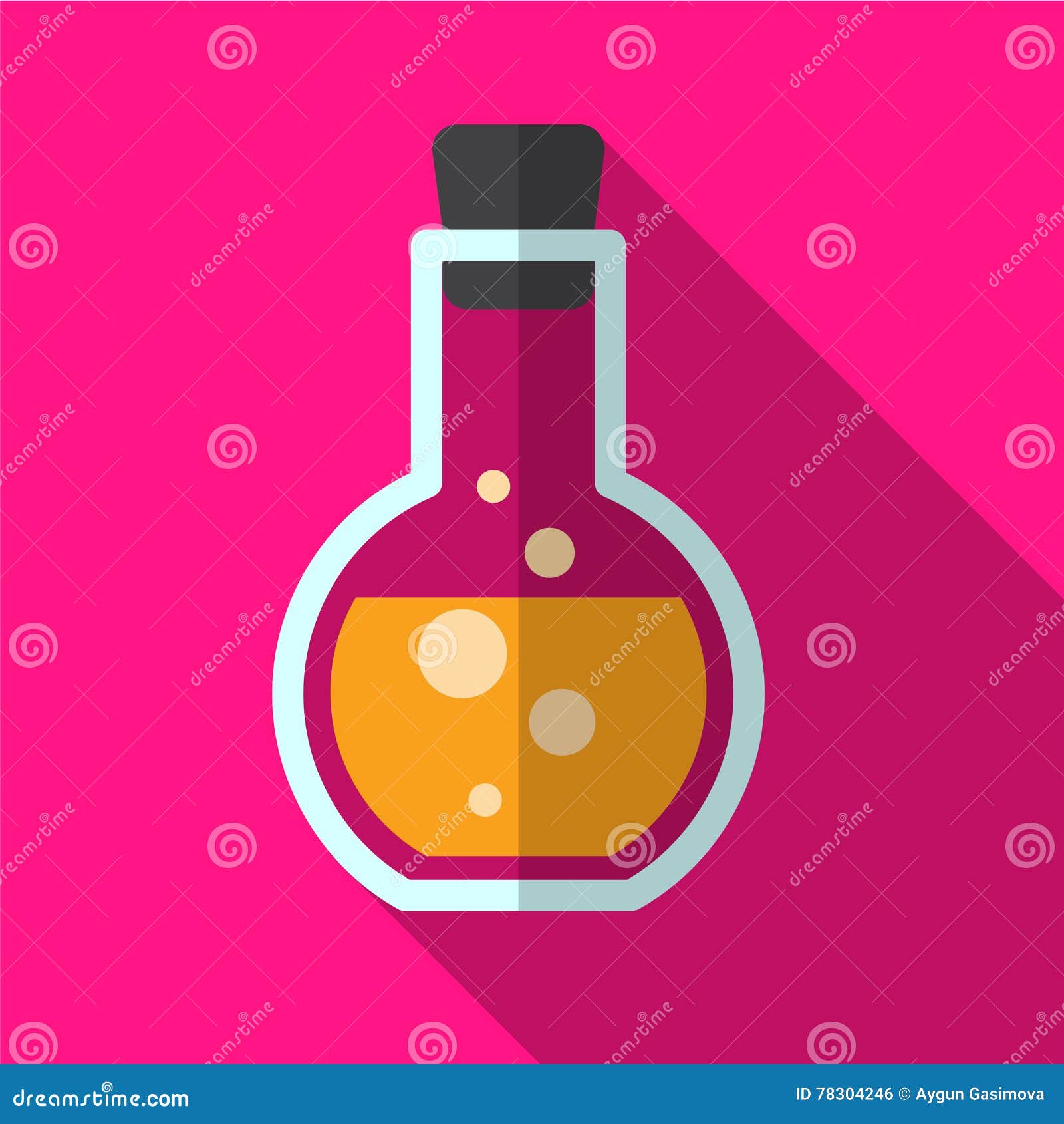 Tube Flat Icon Illustration Stock Vector - Illustration of icon ...