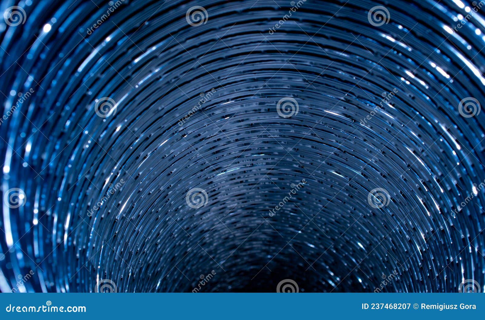 Tube from the Inside, Abstract Photo for Background or Texture Stock ...