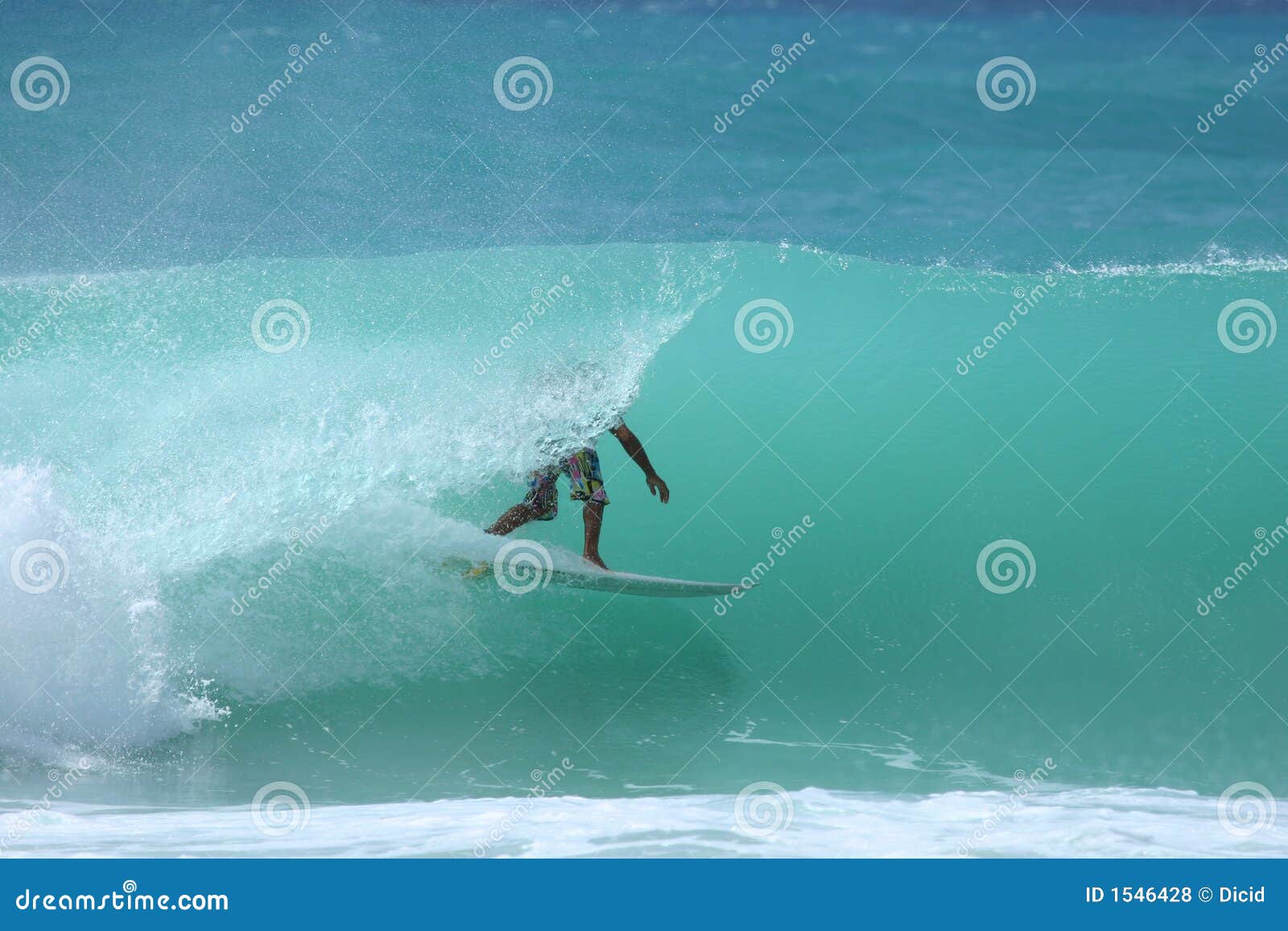 Tube ride 3 stock photo. Image of tropic, surfer, water - 1546428