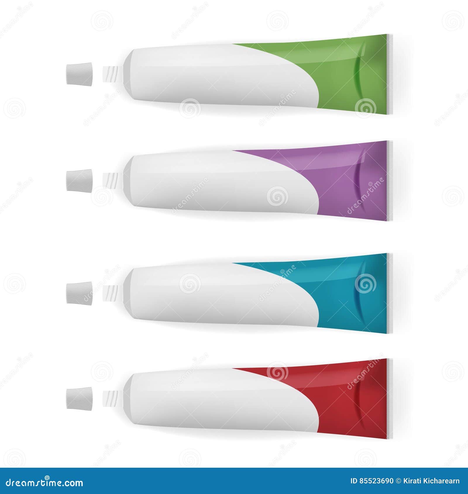 Tube - Toothpaste 1 Cartoon Vector | CartoonDealer.com #36299947