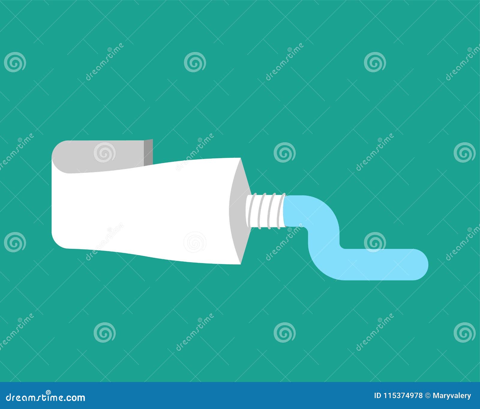 Tube Of Toothpaste Doodle Hand Drawn Icon. Outline Drawing Tube Of ...