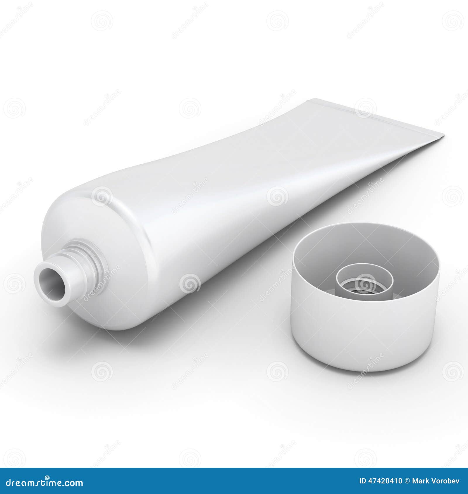 Tube of toothpaste stock illustration. Illustration of background ...