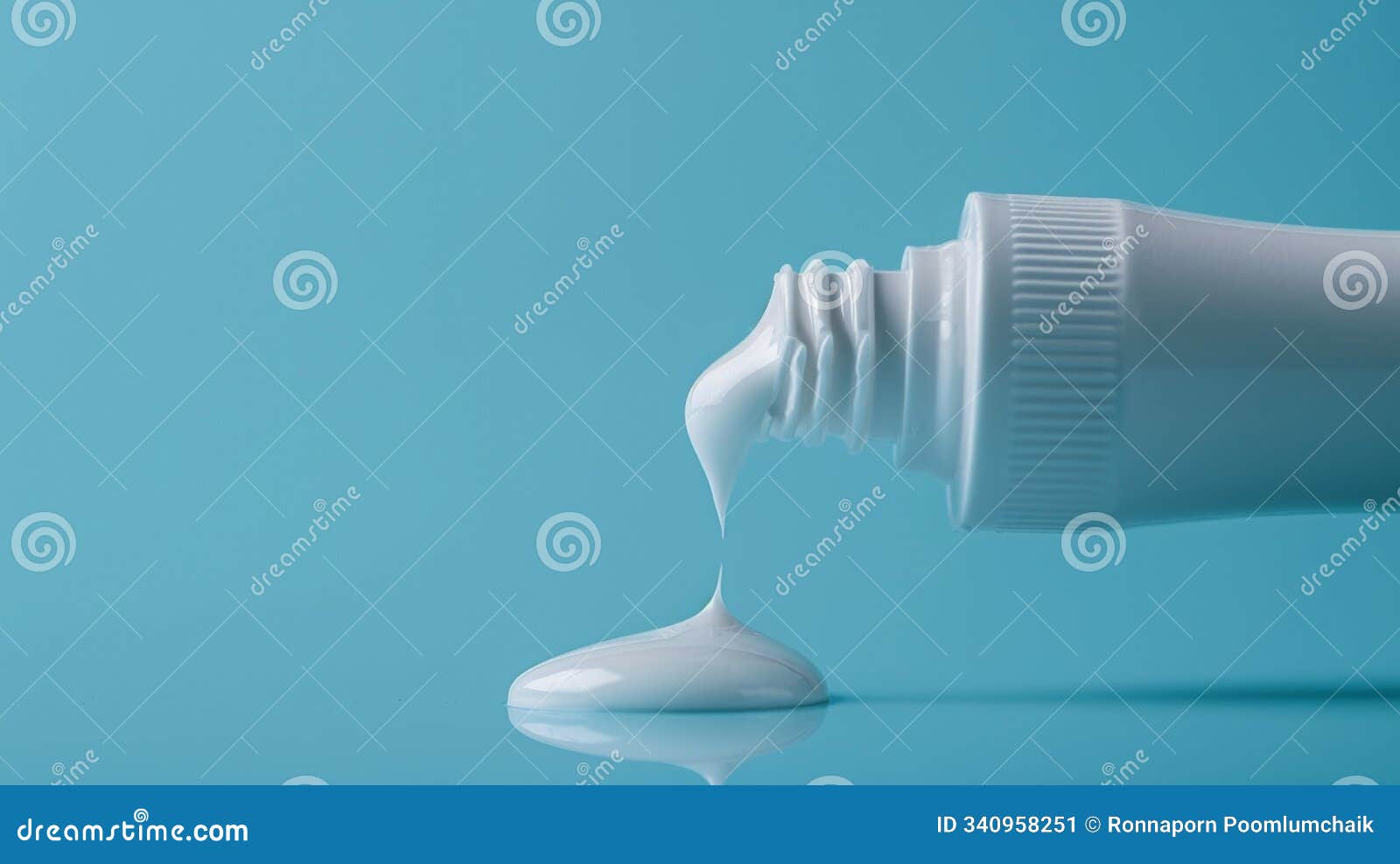 A Tube of Toothpaste with a Small Amount Squeezed Out Ready for ...