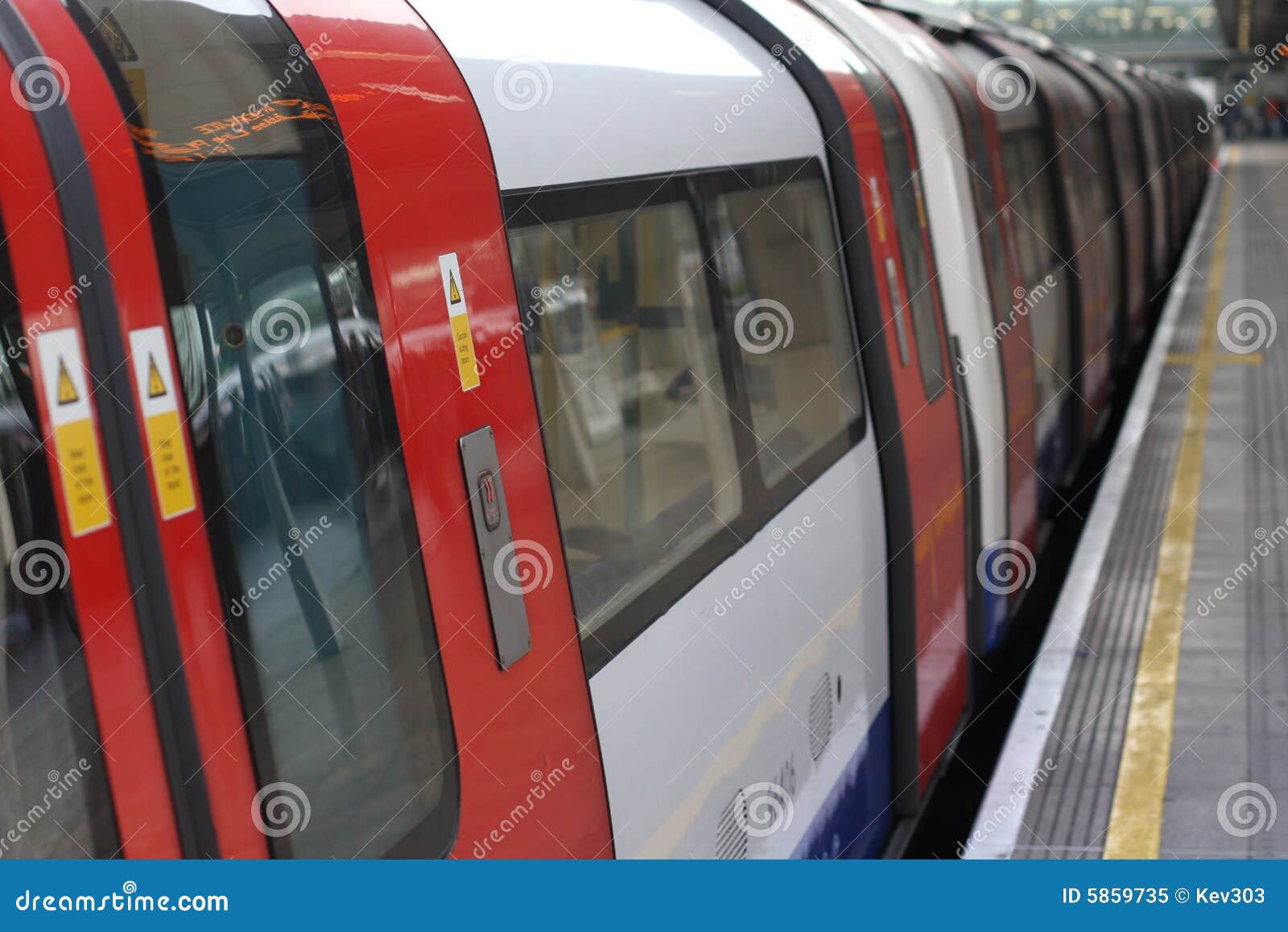 Tube train stock image. Image of door, london, ticket - 5859735