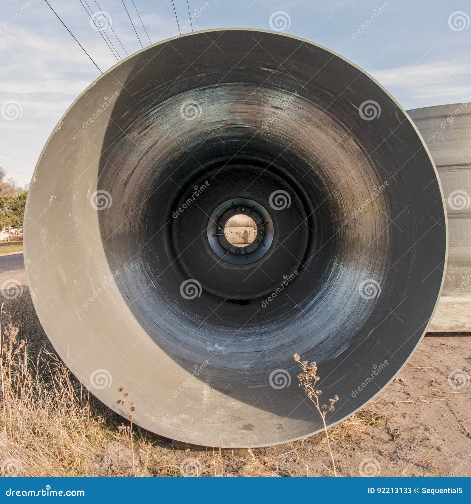Tube stock image. Image of round, hole, abstract, industry - 92213133