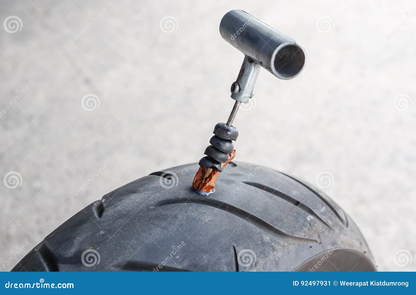 Tubeless Tire Puncture Repair Kit Stock Image - Image of bike, leak ... Tubeless Tire Puncture Repair Kit Stock Image - Image of bike, leak ...