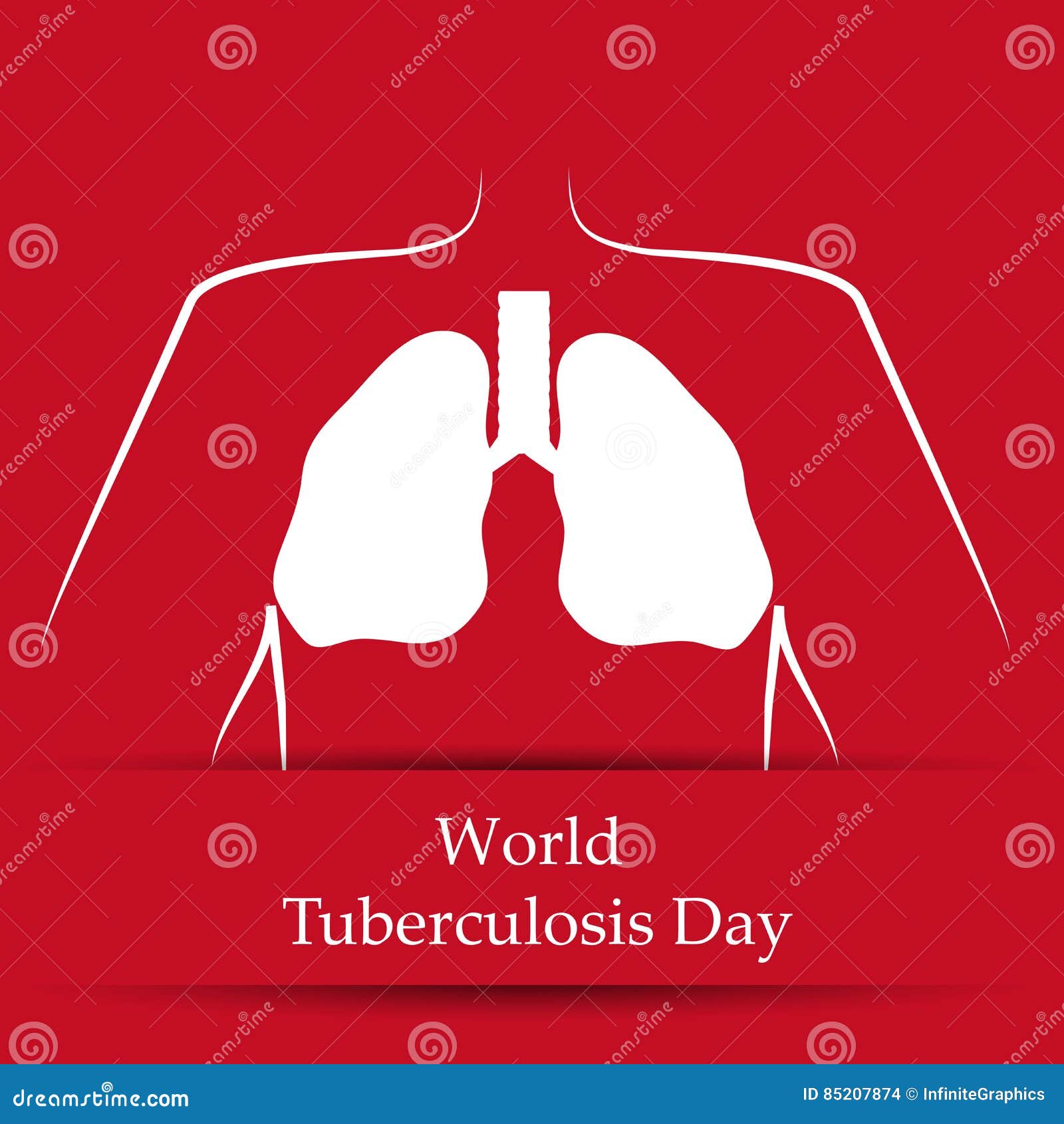Tuberculosis Day Background Stock Vector - Illustration of lungs ...