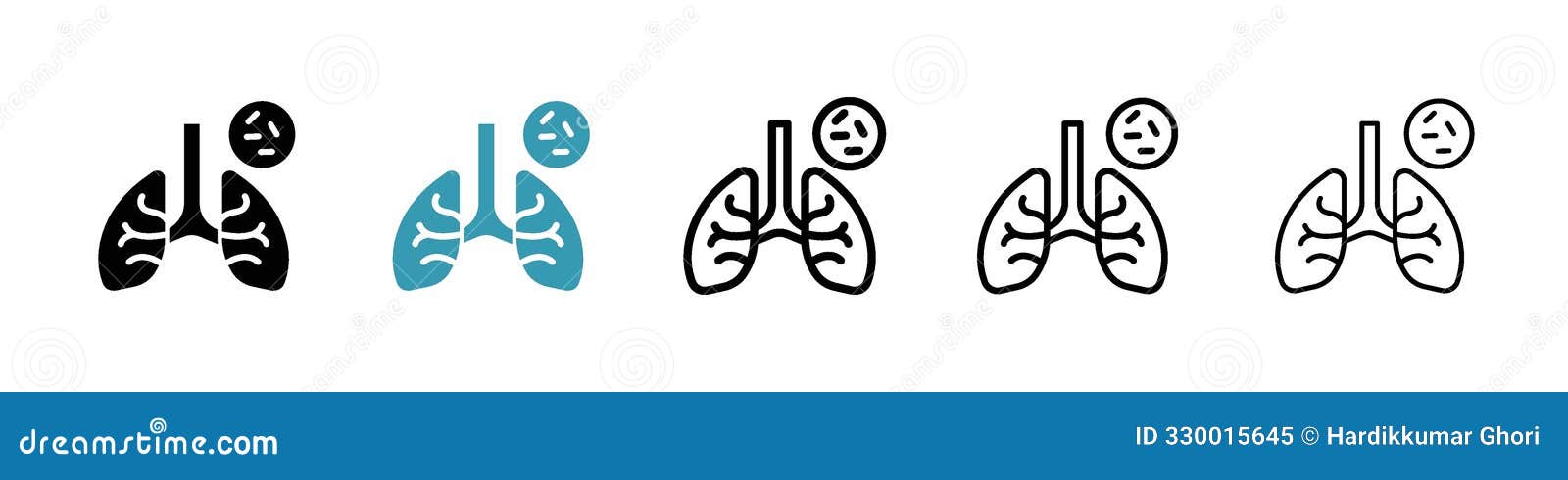 Tuberculosis TB Icon Vector Set on White Background Stock Vector ...