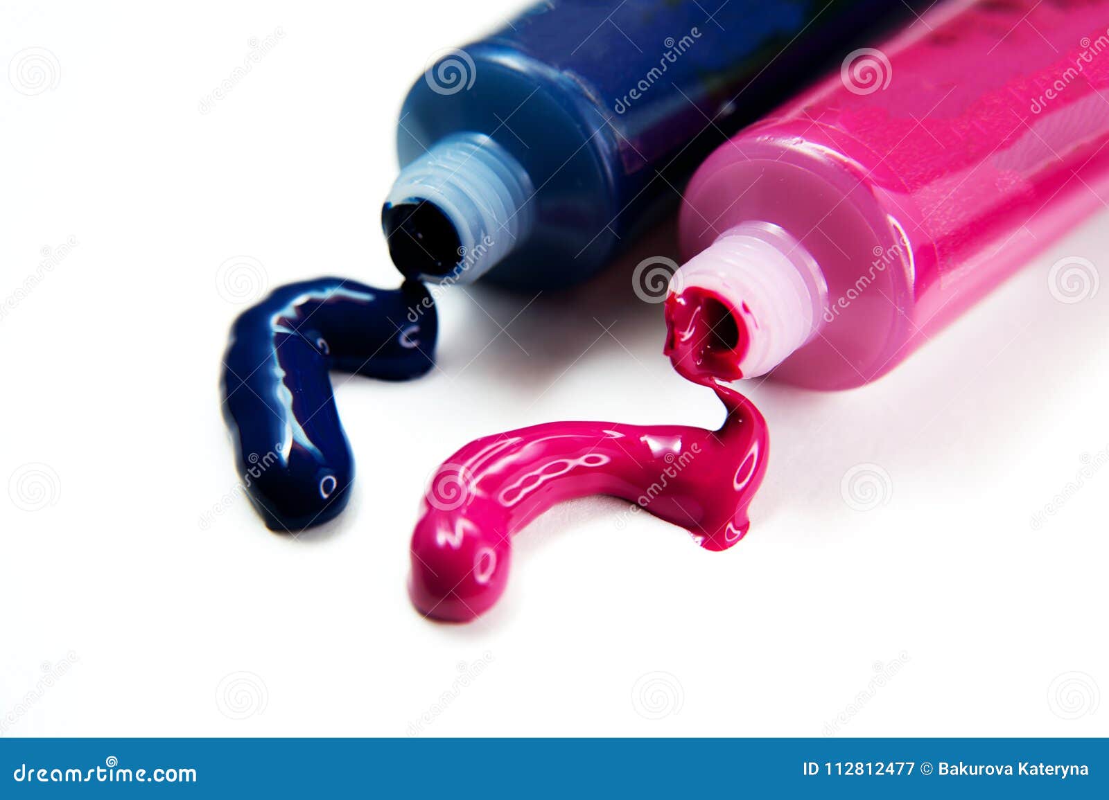 Cap Of Tubes Of Acrylic Paint Royalty-Free Stock Photo | CartoonDealer ...