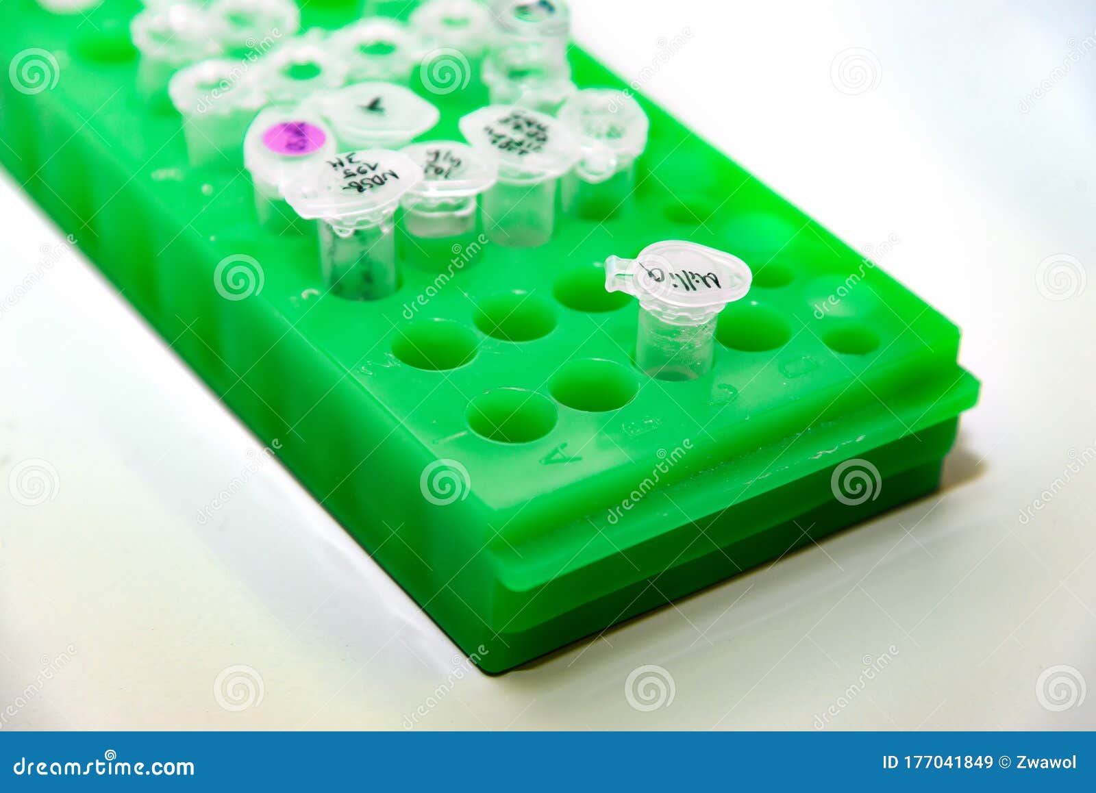 Tubes in a Biochemistry Labor Stock Image - Image of coronavirus ...