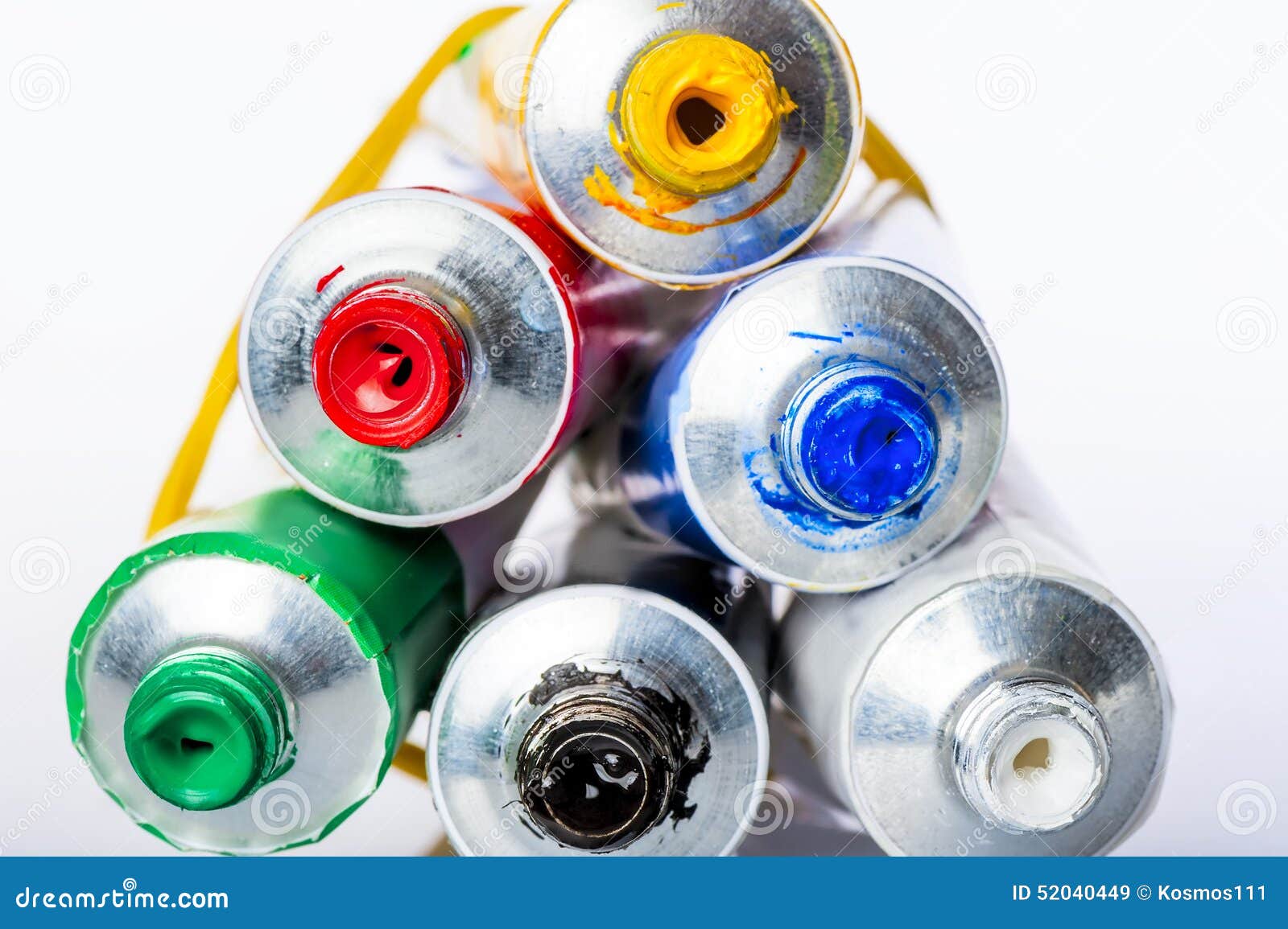 Cap Of Tubes Of Acrylic Paint Royalty-Free Stock Photo | CartoonDealer ...