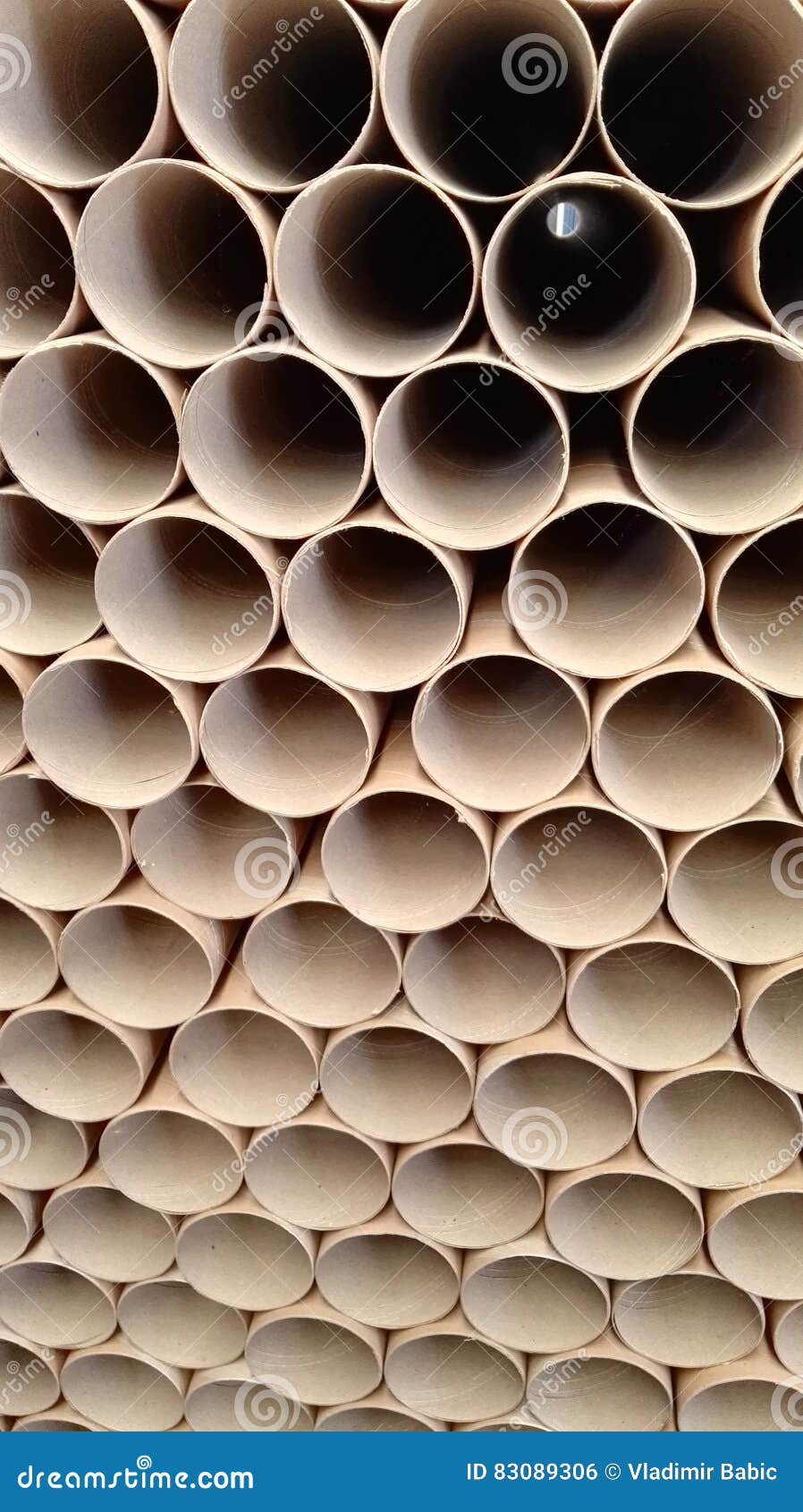 Tubes stock photo. Image of paper, core, cardboard, cores - 83089306