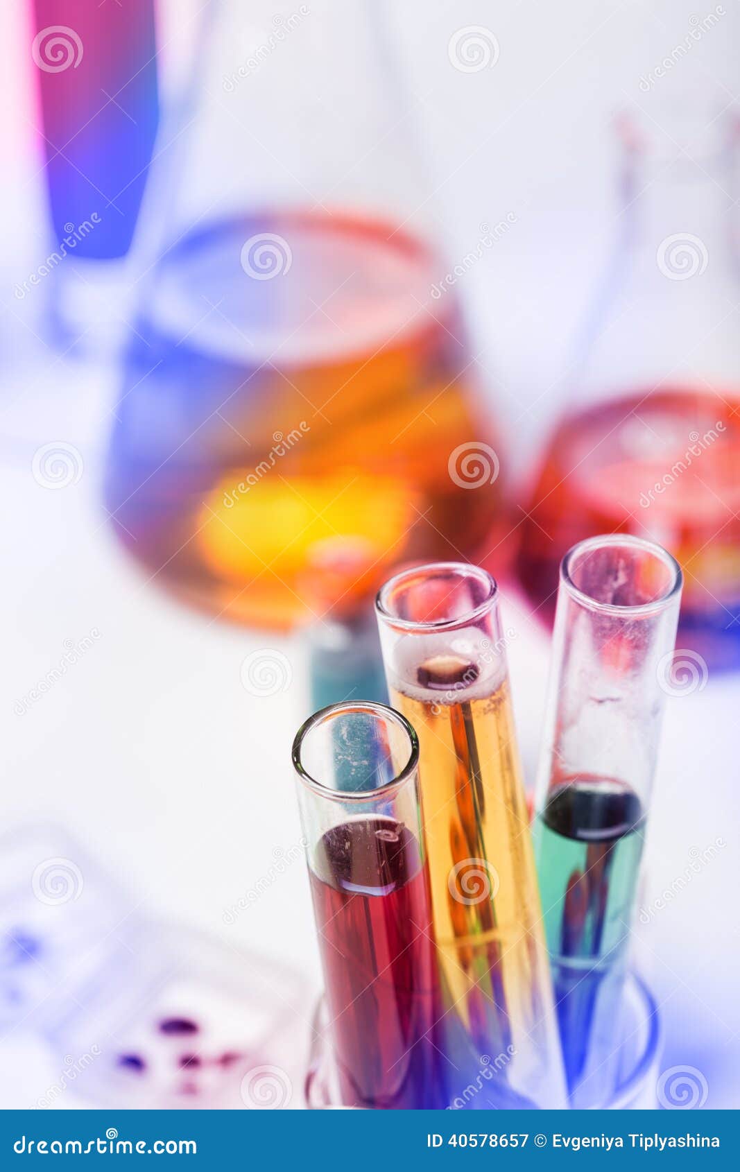 Tubes in the laboratory stock image. Image of biotechnology - 40578657