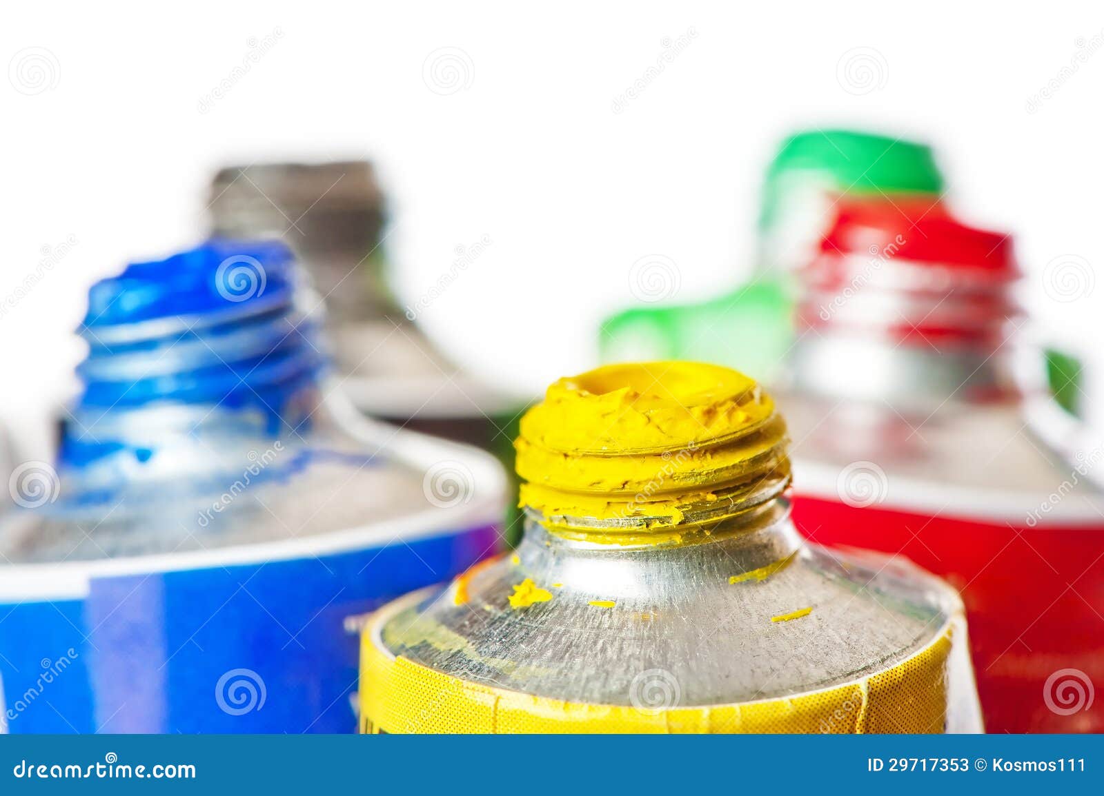 Tubes of oil paint open stock image. Image of drawing - 29717353