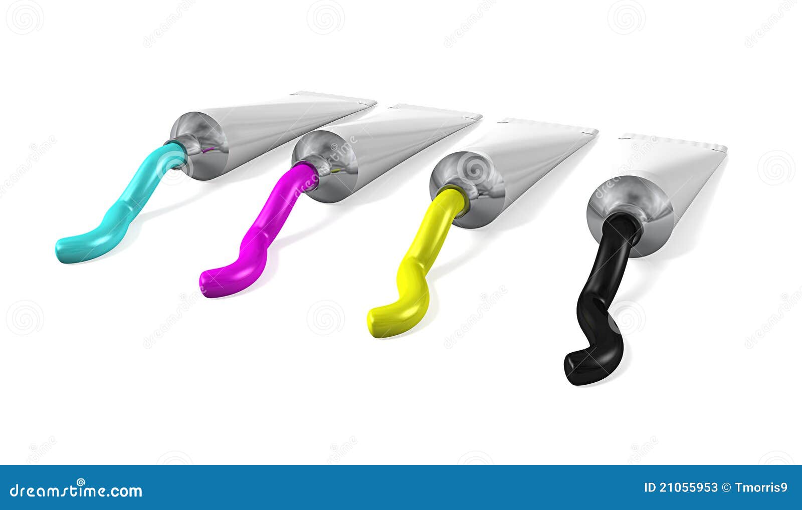Tubes of printing ink stock illustration. Illustration of tube - 21055953