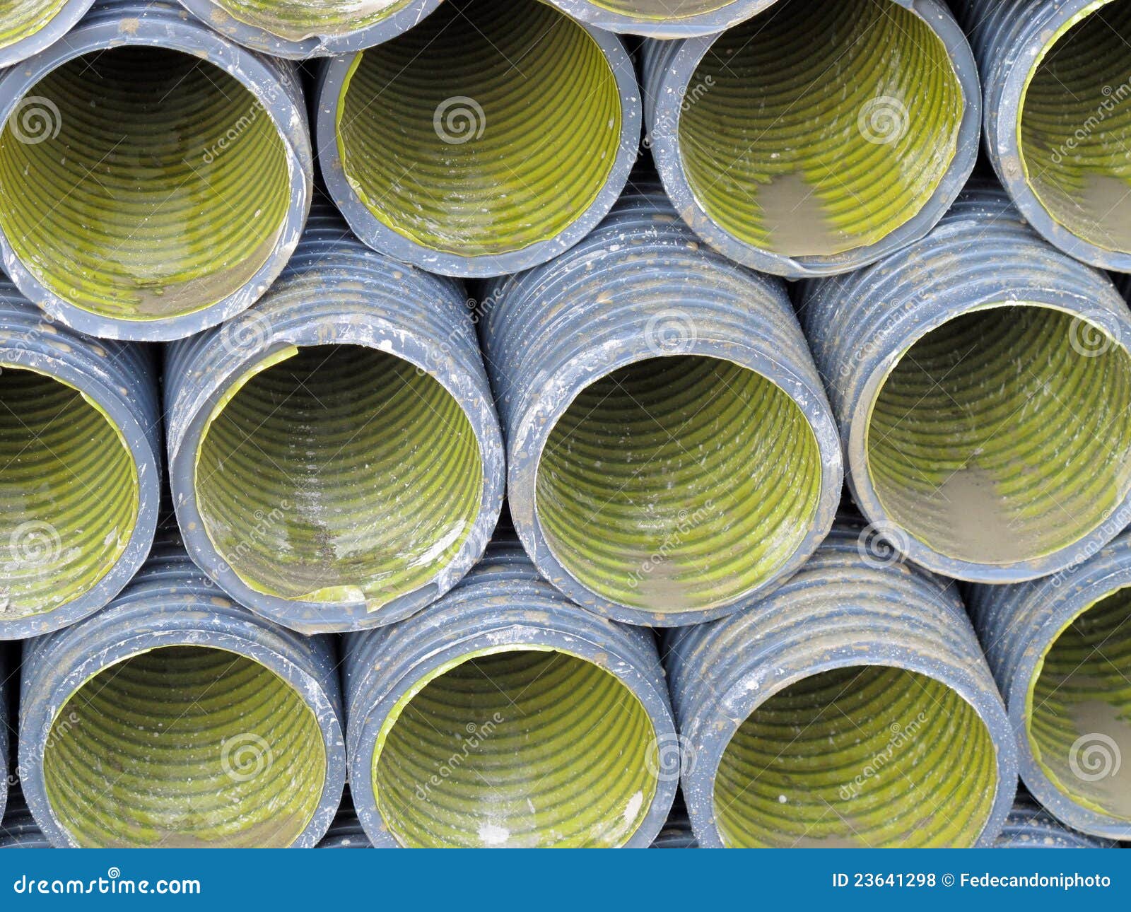 Tubes Used To Lay the Conduits of Electricity Stock Photo - Image of ...