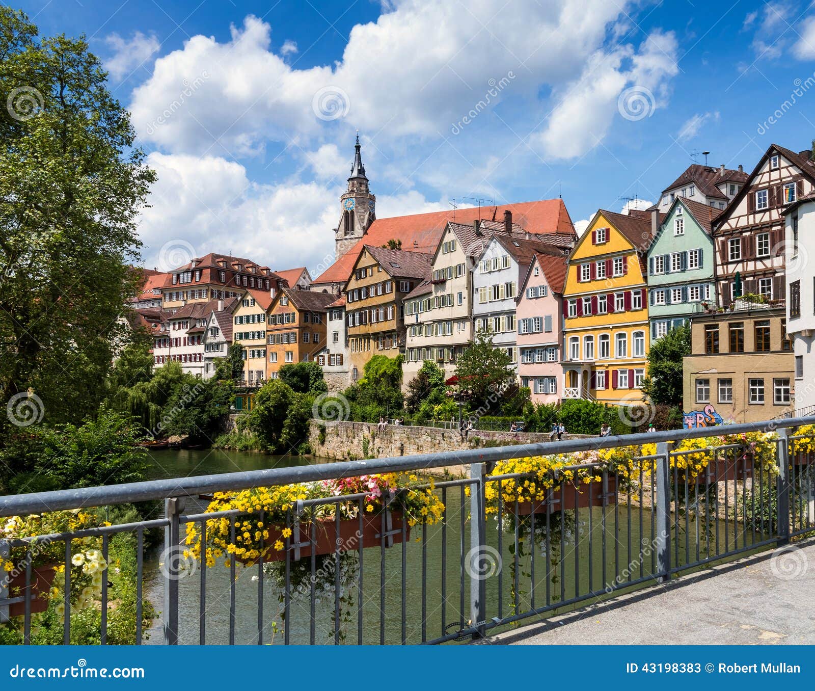 Tubinga imagem de stock. Imagem de bingen, baden, alemanha - 43198383