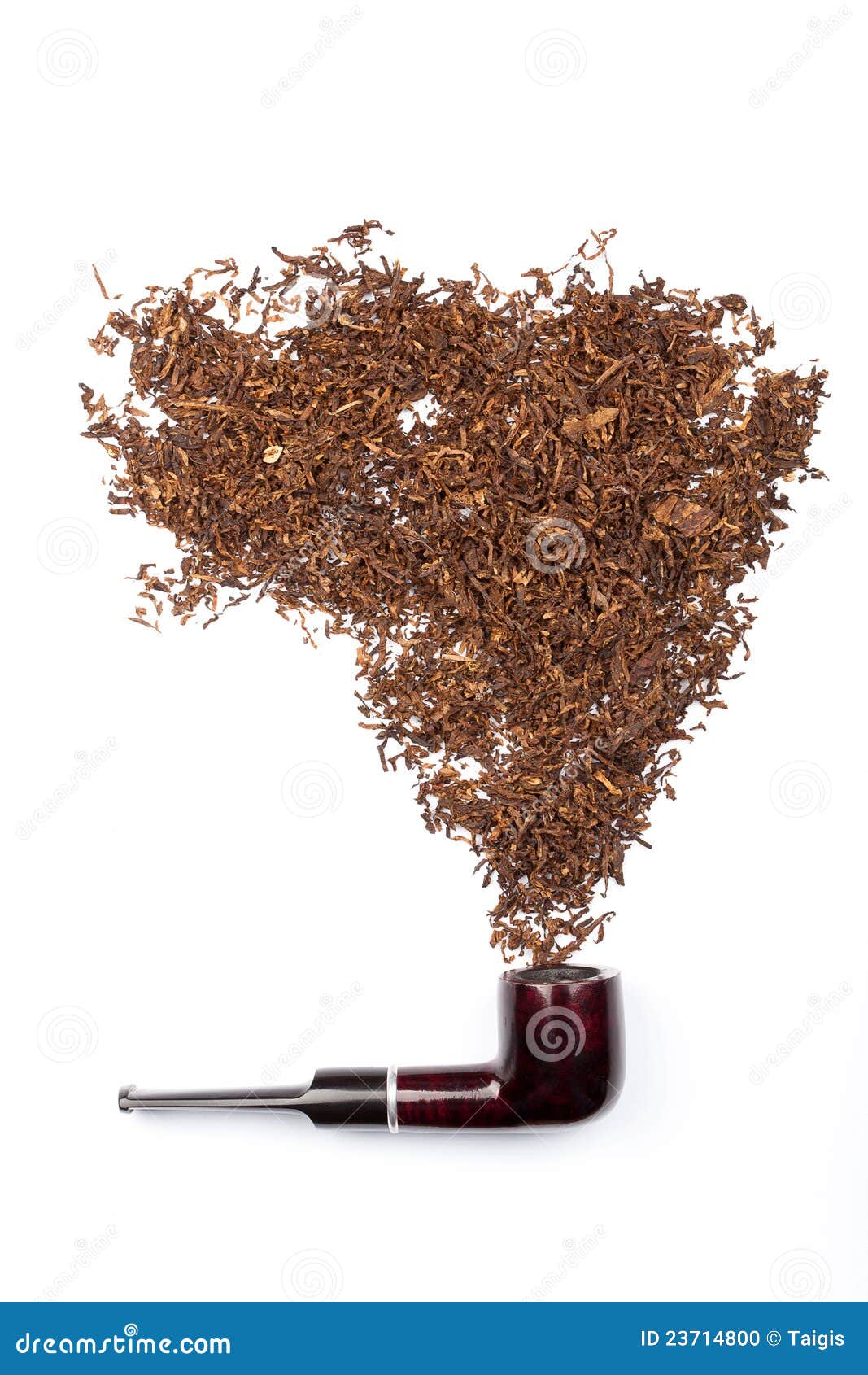 Tubo Que Fuma Con El Tabaco Foto de archivo - Imagen de ocio, seco ...