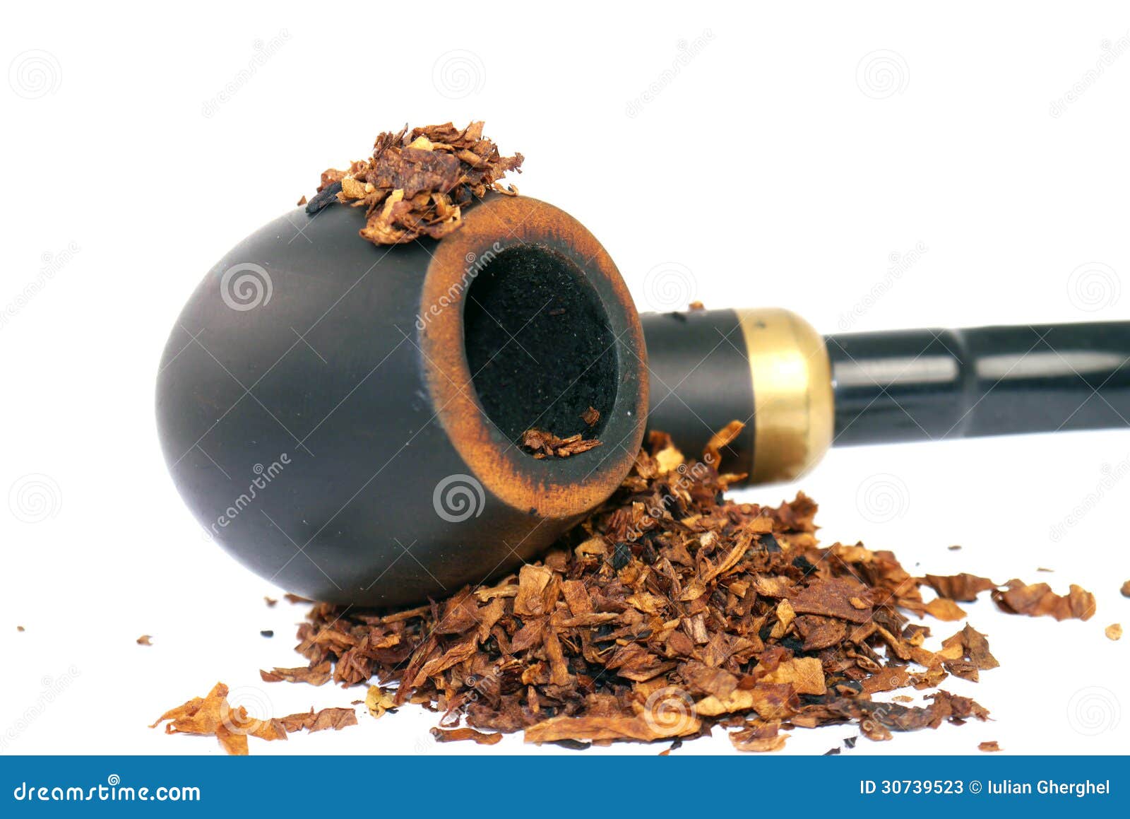 Tubo que fuma y tabaco imagen de archivo. Imagen de cigarrillo - 30739523