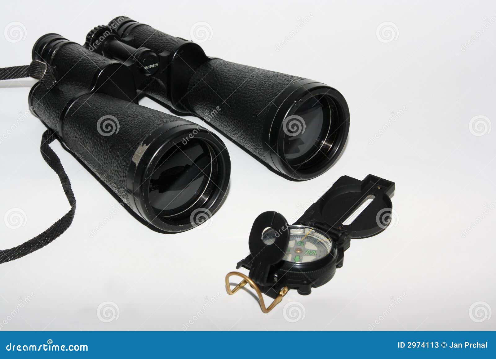 Tubular compass stock image. Image of adventure, glass - 2974113