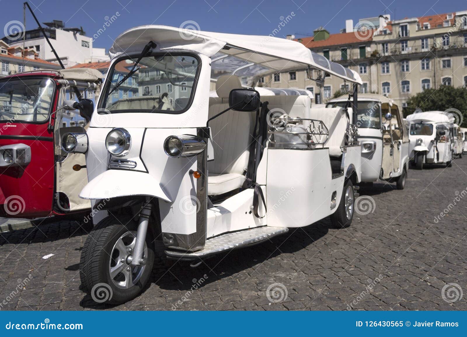 Tuc tuc editorial image. Image of street, lisbon, auto - 126430565