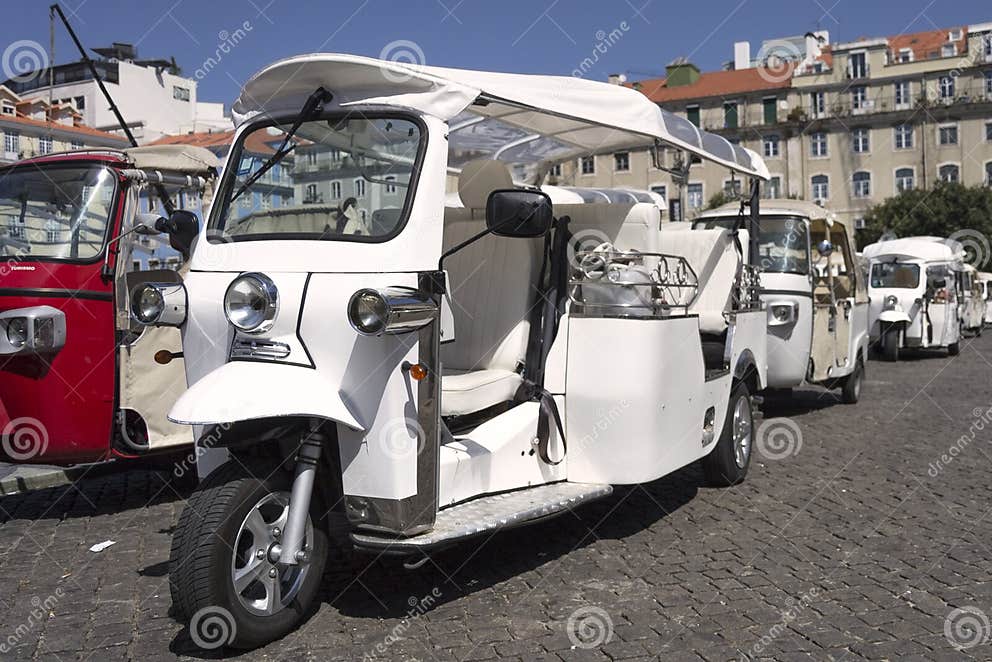 Tuc tuc editorial image. Image of street, lisbon, auto - 126430565