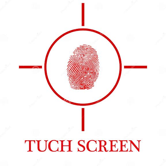 Tuch screen stock vector. Illustration of screen, graphic - 43896545