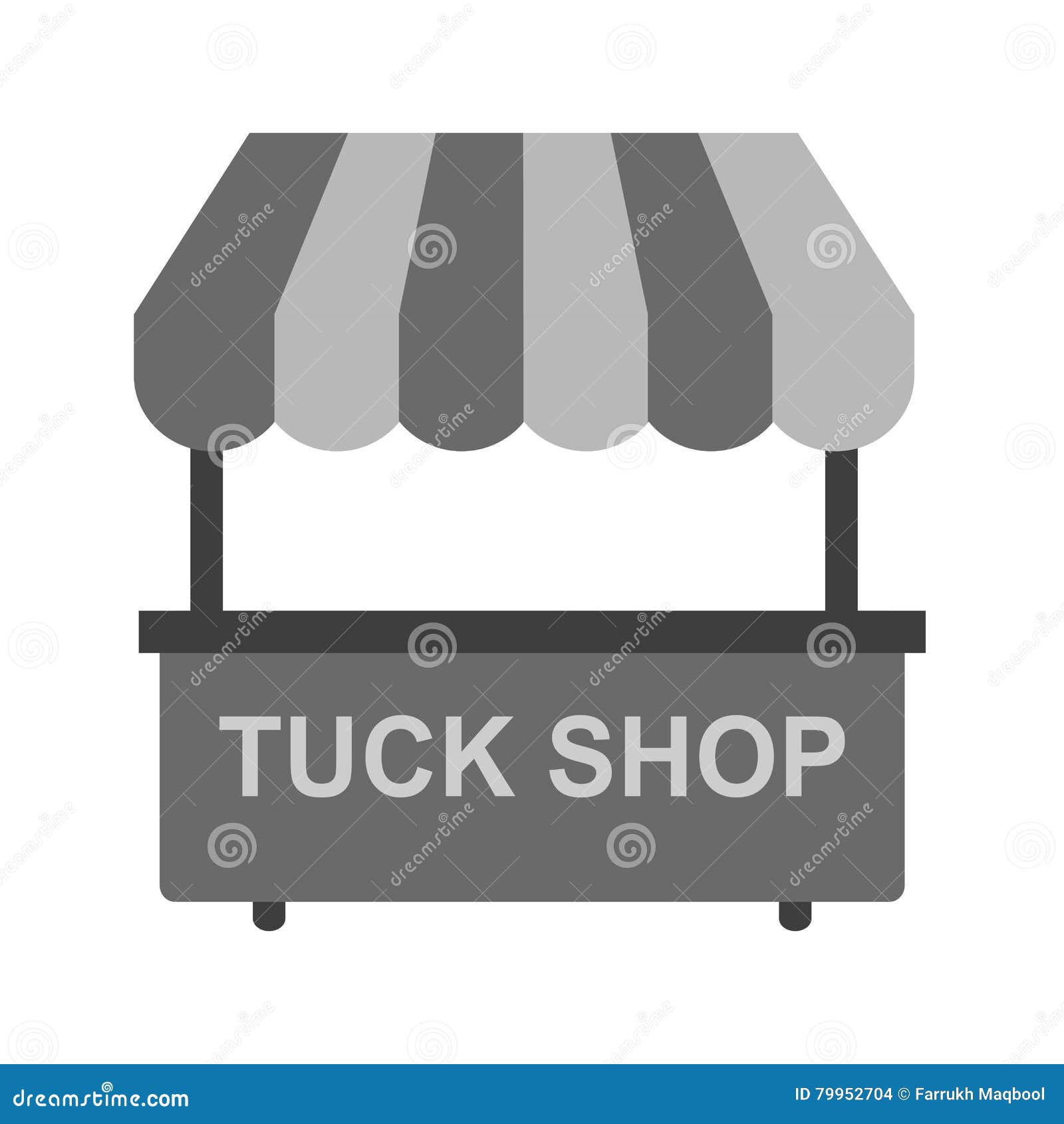 Tuck Shop ilustración del vector. Ilustración de concepto - 79952704