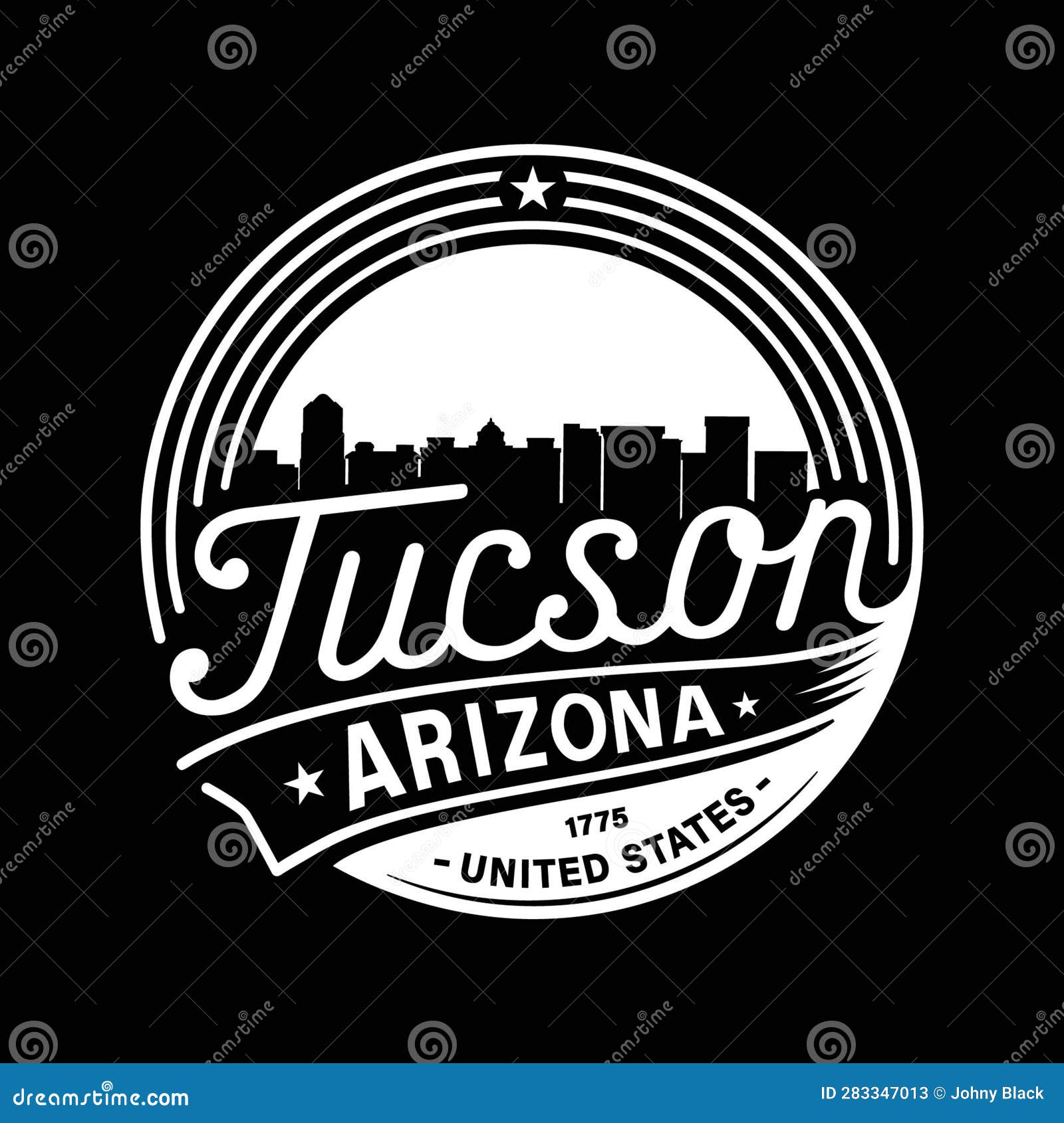 Tucson Arizona Logotype. City of Tucson Vector Design Template. Stock ...